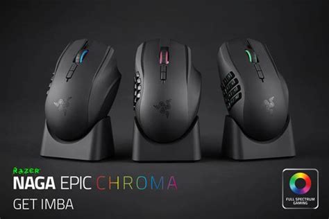 Razer Unveils the Razer Naga Epic Chroma gaming mouse.