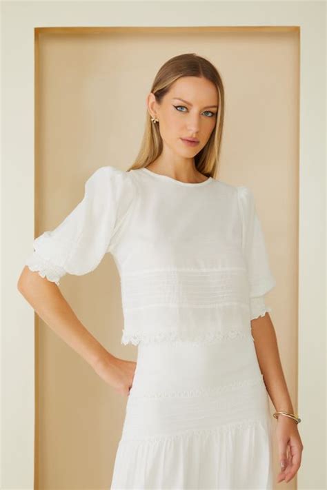 Blusa Cropped Vazada Lateral - agilita