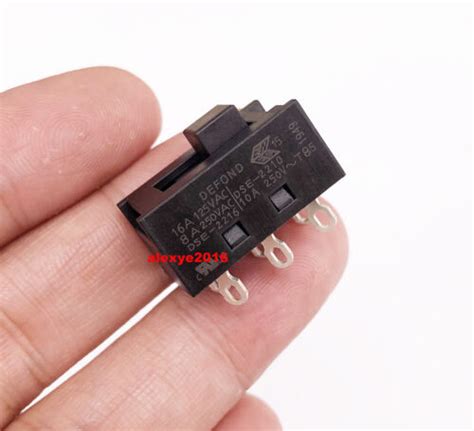 DEFOND DSE-2216 DSE-2210 Power Slide Switch 6 Pin 2 Position 10A 250VAC ...