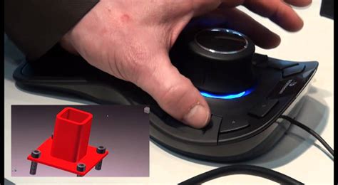 3DConnexion SpaceMouse Pro demonstration with Autodesk Inventor - YouTube