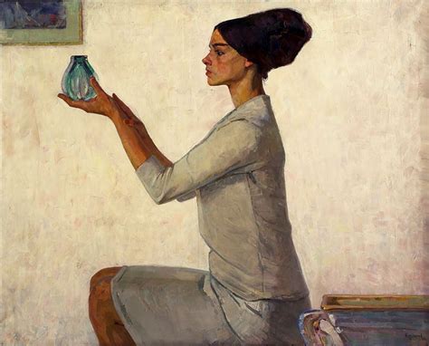 Курдюмов Ярослав «Портрет искусствоведа В.И.Панжинской» 1966 год | Anatomie