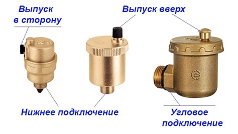 Ручной и автоматический воздухоотводчик для отопления: принцип работы ...