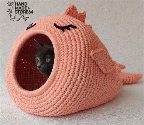 Diy Crochet Cat, Knitted Cat, Crochet For Home, Crochet Basket, Crochet ...