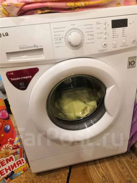 Стиральная машина LG Direct Drive 6 кг в отличном состоянии, б/у, в ...