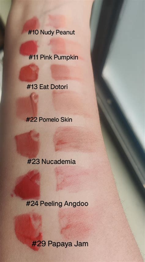 Romand Juicy Lasting Tint Swatches : r/AsianBeauty