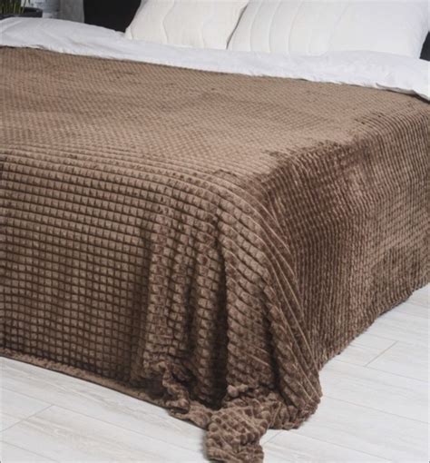HomeShopZone Плед , Фланель, Мех искусственный, 220х200 см - купить с ...