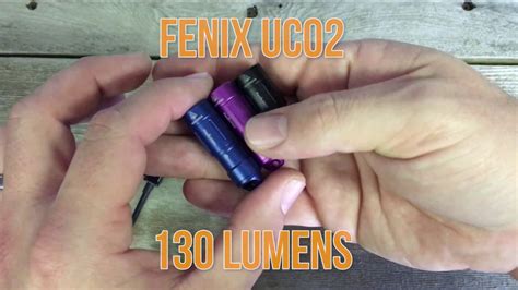 Fenix UC02 LED Flashlight: One-Minute Mini-Overview - YouTube