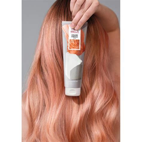 Wella Color Fresh Mask Peach Blush | The Hair And Beauty Company