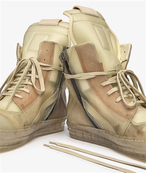 Beige Rick Owens Geobasket | SVD