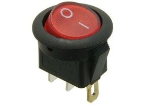 MIRS-101A-8C3 (красный), Переключатель с подсветкой ON-OFF (10A 125VAC ...