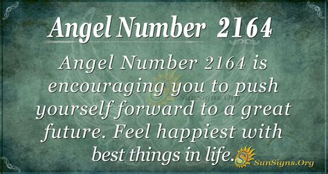 Angel Number 2164 Meaning: You Deserve To Be Happy - SunSigns.Org