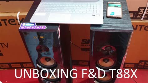 Unboxing F&D T88X Tower | Unboxing Review And Sound Test T-88x - YouTube