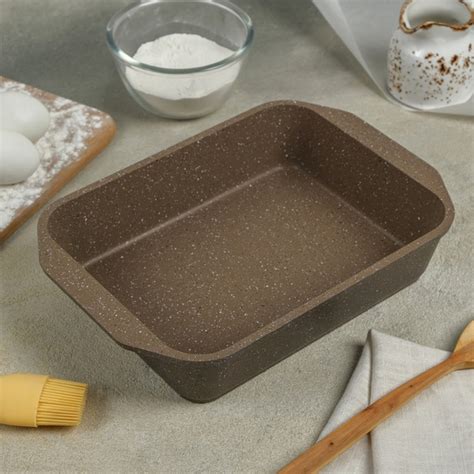Противень Мечта "Гранит Brown", 19*27 см - купить с доставкой по ...