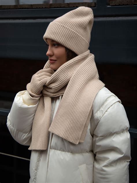 Шапка-бини крупной вязки :: LICHI - Online fashion store