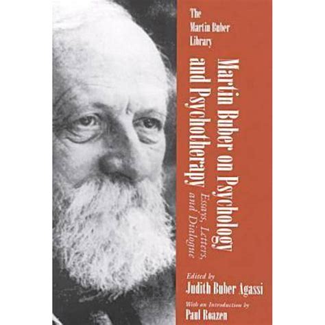 Martin Buber Library: Martin Buber on Psychology and Psychotherapy ...