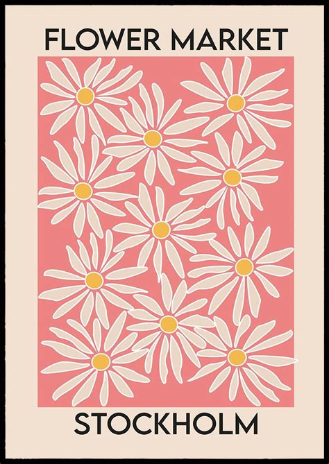 Flower market Stockholm plakat - Veggenmin.no | Picture collage wall ...
