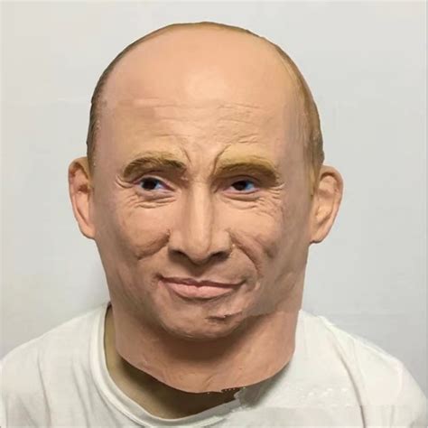 Russian President Vladimir Putin Latex Mask Full Face Halloween Rubber ...