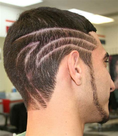 mens hair tattoo | stencils hair tattoos for men mens hair tattoos ...