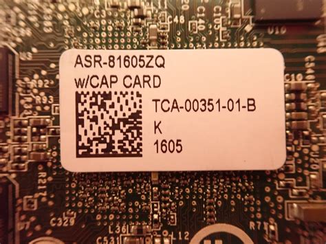 Adaptec ASR-81605ZQ 12G SAS 16-Port 1GB Cache PCIe x8 RAID Controller ...