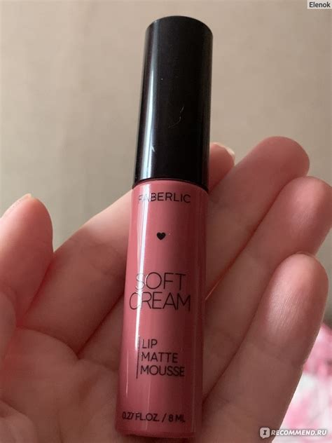 Жидкая матовая помада Faberlic Soft Cream - «Новинка от фаберлик ...