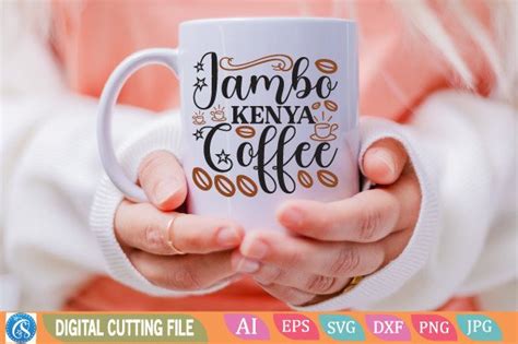 Jambo Kenya Coffee Graphic by craftstore · Creative Fabrica