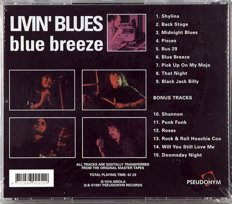 LIVIN BLUES - BLUE BREEZE - (CD) Компакт-диск - 2000 руб