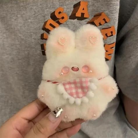 Купить DIY мультфильм плюшевый нагрудник кролик кукла игрушка брелок ...
