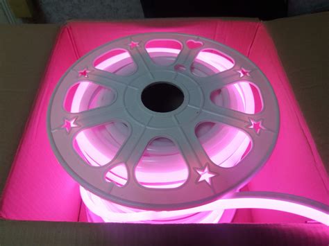 Купить Гибкий Лед Неон 24V IP68 Розовый, Led Neon 24V Розовый, Неон ...