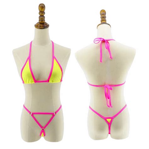 Купить Цельный экзотический купальный мини-бикини Teardrop G-String ...