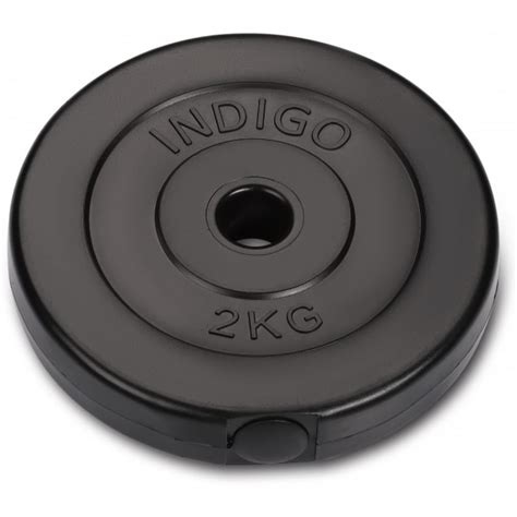 Пластиковый диск INDIGO, 26 мм, 2 кг, черный IN123.2 - выгодная цена ...