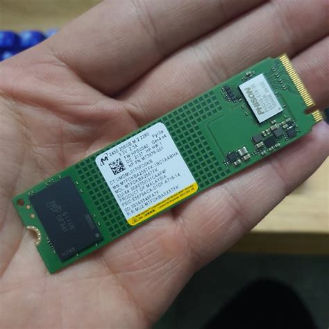 SSD Micron 2450 256GB 2280 M.2 Gen4 x4 NVMe Tháo máy sức khỏe 100% ...