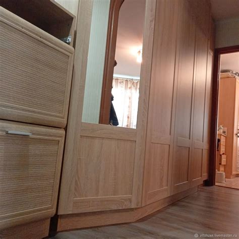 Шкаф в прихожую со скошенным углом в интернет-магазине Ярмарка Мастеров ...