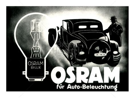 OSRAM - OSRAM BILUX · OSRAM · Für Autobeleuchtung. | Brand-History