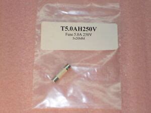T5AH250V, T5.0AH250V, T5.0A H/250V Replacement Part NEW