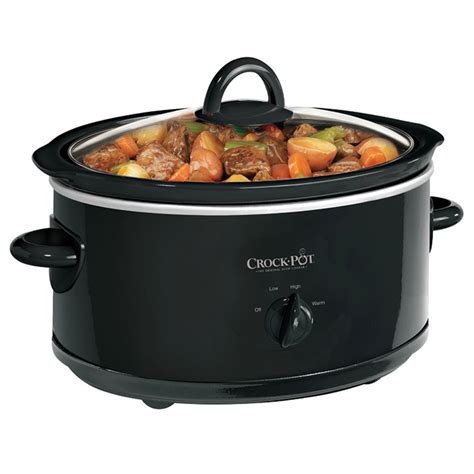 Crock-Pot® 7Qt. Oval Manual Slow Cooker, Black SCV700B-CN | Crock-Pot ...