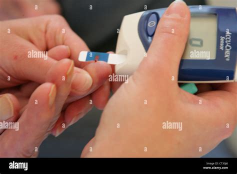 TEST FOR DIABETES Stock Photo - Alamy