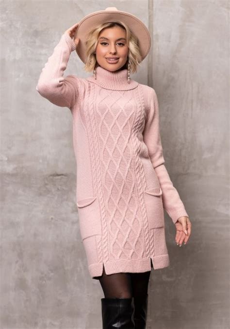 Платье HAPPYCHOICE 2268_пудра пудрово-розовый купить с доставкой по ...
