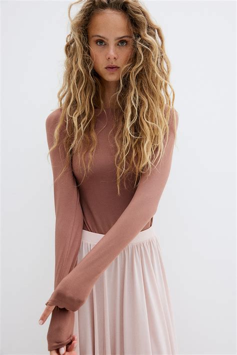 Боди с лодка деколте - Керемиден - ЖЕНИ | H&M BG