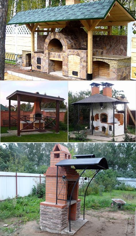 Делаем мангал и барбекю своими руками из кирпича. Самый простой и ...