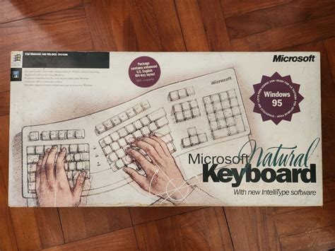 Microsoft Natural Keyboard with new IntelliType Software, 電腦＆科技, 電腦周邊及 ...