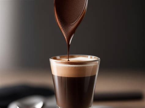 Premium AI Image | Espresso Brown Color Abstract Blurred Shiny Bokeh