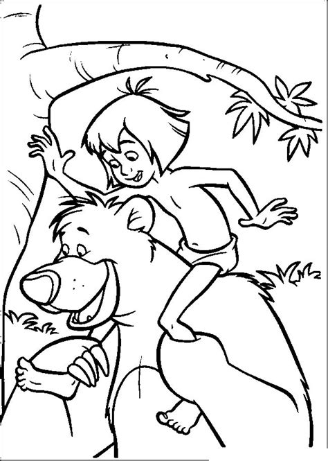 Mowgli Coloring Pages at GetDrawings | Free download