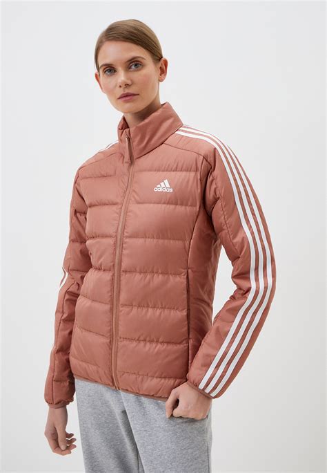 Куртка стеганая adidas W ESS 3S L D J, цвет: бежевый, RTLACY040901 ...