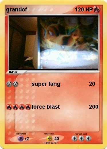 Pokémon grandof 1 1 - super fang - My Pokemon Card