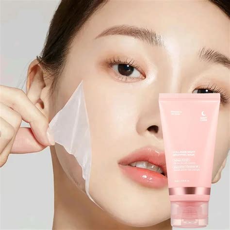 Collagen Night Wrapping Mask, Overnight Hydration Elasticity Firming ...