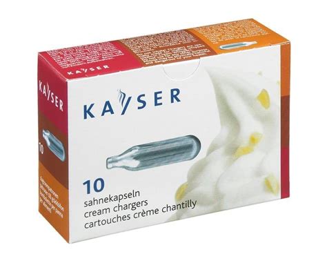 Купить Баллончик для сифона для взбивания сливок (N2O) 10 шт/уп KAYSER ...