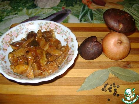 Консервированные грибы в томате – кулинарный рецепт
