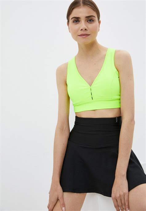 Топ спортивный Euphoria Classic Cropped, цвет: зеленый, MP002XW08D7K ...
