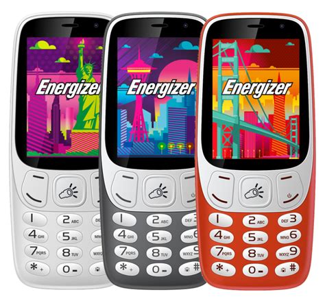 Energizer Energy E240S — первый мобильный телефон с фронтальной камерой ...