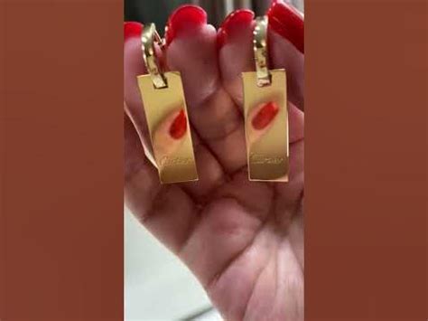 Золотые серьги пластины 585 пробы - YouTube